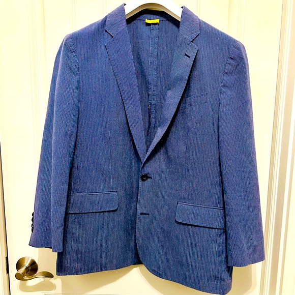 J. Crew | Suits & Blazers | J Crew Ludlow Navy Pinstripe 42s Sport Coat ...